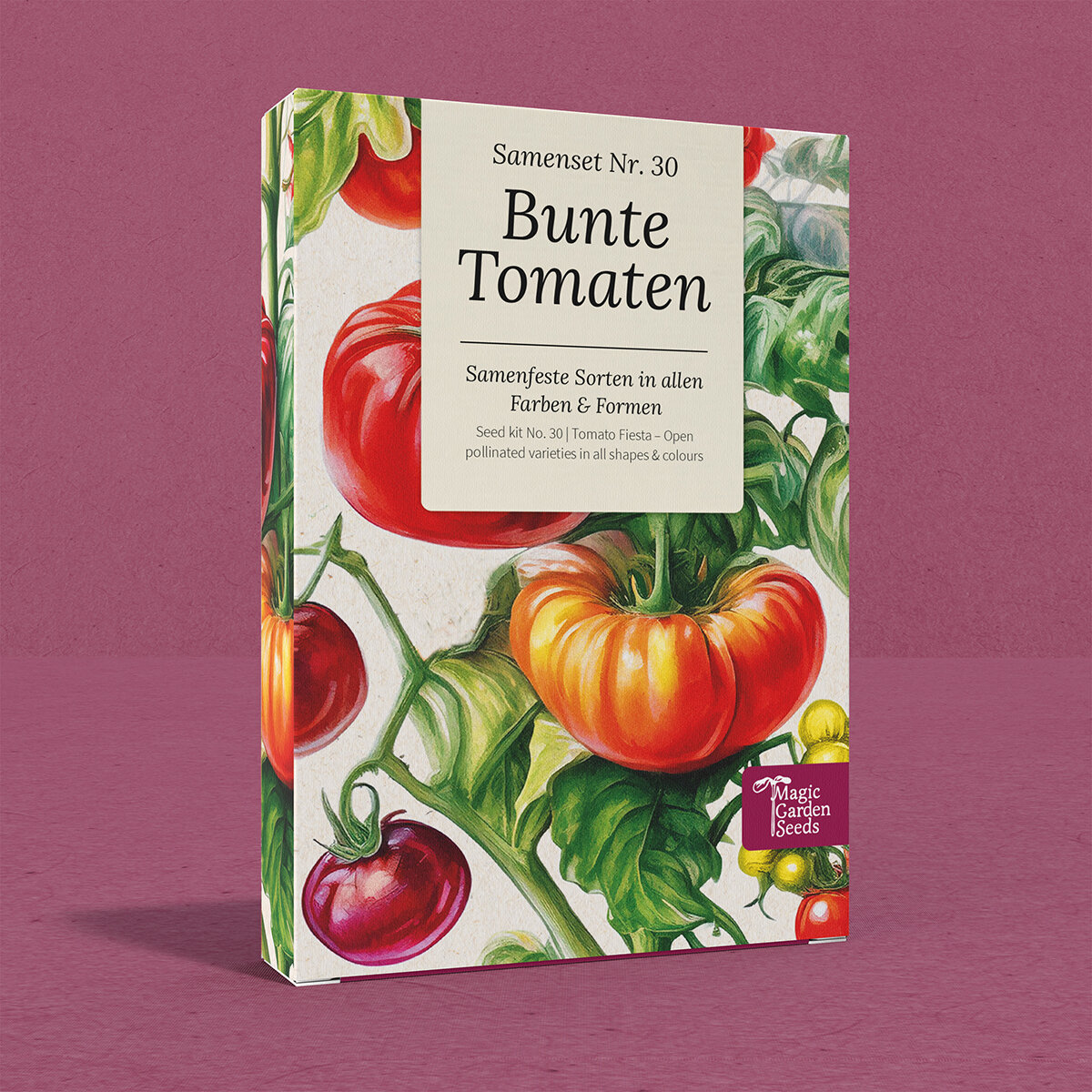 Tomates colorées à croquer – Coffret de semences n°30