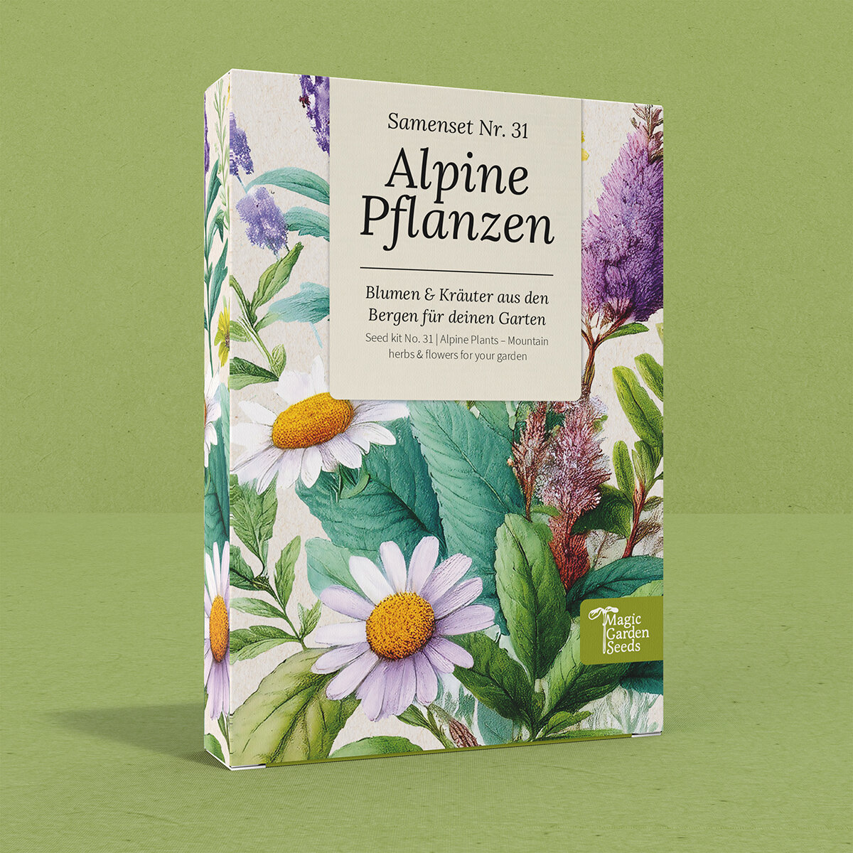 Alpine Plants – herbs & flowers from the mountains – Seed kit No.31